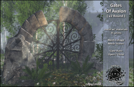 Second Life Marketplace - Gates Of Avalon V2 ( Round )