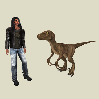 Second Life Marketplace - H.O.W Mesh Raptor V2, Full Perm, Dinosaur ...