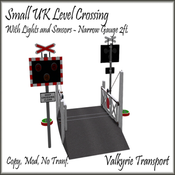 Second Life Marketplace - SLRR-NG Small Level Crossing