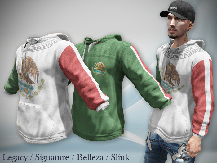 Second Life Marketplace - - Trappa 2x1 Hoodies - MeXico
