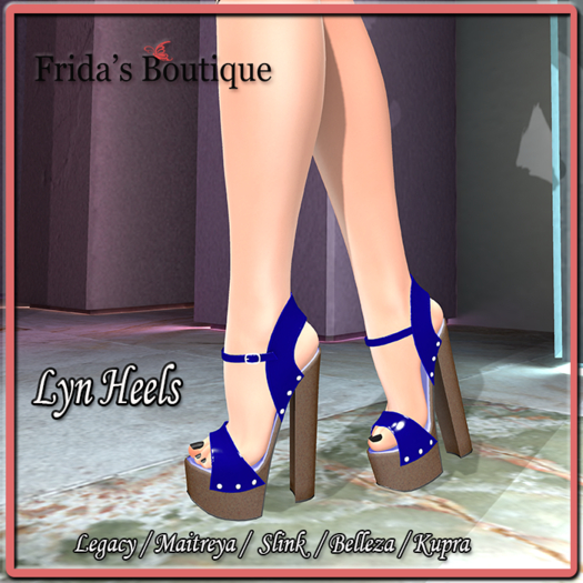 Second Life Marketplace - [FB] Lyn Heels BLUE