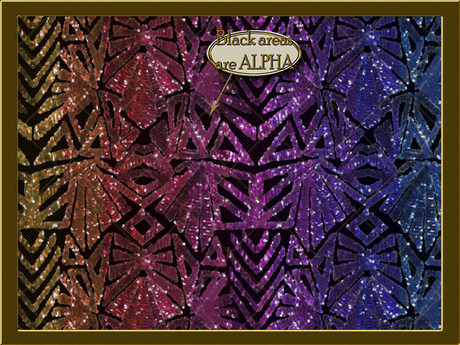 Second Life Marketplace - Spangle Angle Alpha Seamless Texture Set