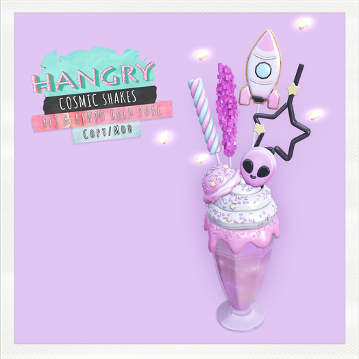 Second Life Marketplace - Hangry - Cosmic Shake - Pink