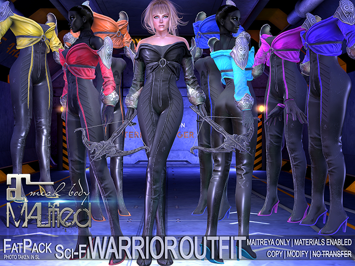 Second Life Marketplace - MAITREYA LARA ONLY FATPACK - MALified 8x Sci ...