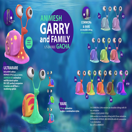 Second Life Marketplace - ANDORE - gacha - #7 Garry and Family