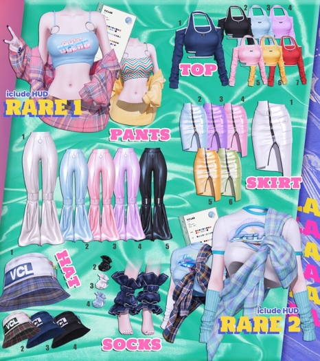 Second Life Marketplace - [V.C.LAB] Quiet Down GACHA. pants 02 (legacy ...