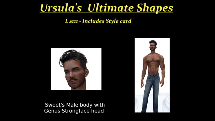 Second Life Marketplace - Sweets Male Body Genus Strong Head May21 ...