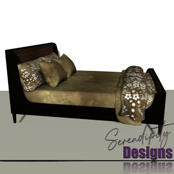 Second Life Marketplace - Serendipity Designs - TG BR Bed [WEAR ME]