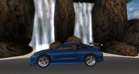 Second Life Marketplace - 1999 Mitsubishi Eclipse GSX 1996 Blue V2 NT
