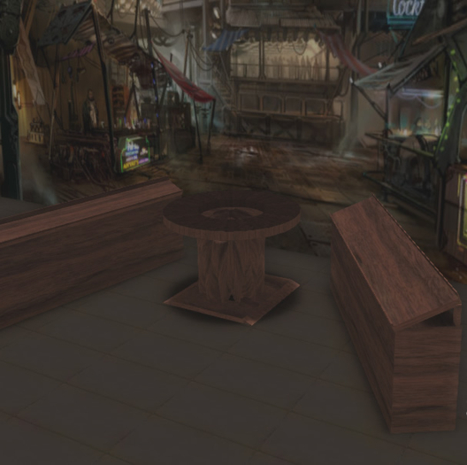Second Life Marketplace - Lilura Primitive Vendor Tables (copy/mod)