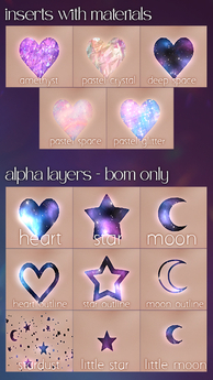 Second Life Marketplace - Moonglow - Internal Magic BOM Alpha Layers ...
