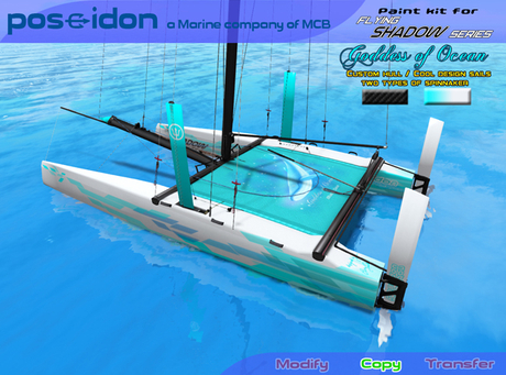 Second Life Marketplace - ::POSEIDON:: FLYING SHADOW - GODDESS OF OCEAN ...