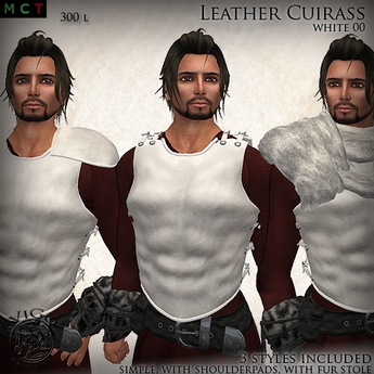 Second Life Marketplace - ViGo - Cuirass white plain