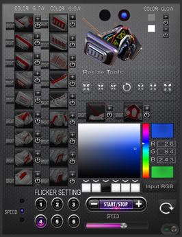 Second Life Marketplace - -MISAKI- Sci-FI Cyberpunk mask (black, white ...