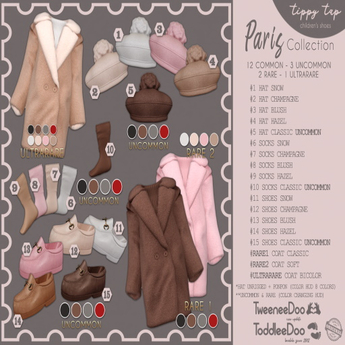 Second Life Marketplace - .Tippy.Tap. Paris - #14 Shoes Hazel (TW)