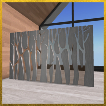 Second Life Marketplace - Forestille Modern Room Divider, Texture ...
