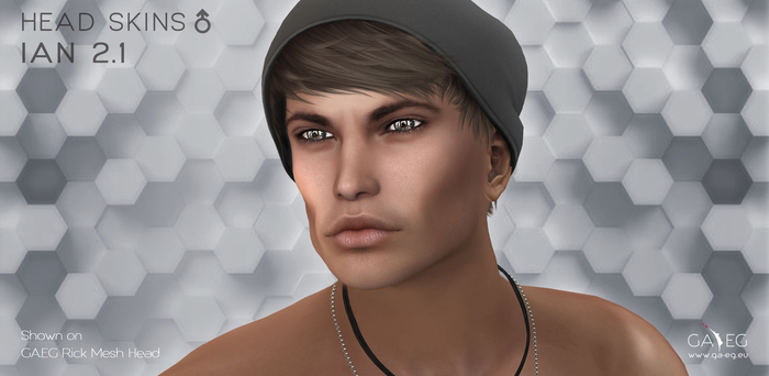 Second Life Marketplace - DISCOUNTED !!! [GA.EG] Head Skins DEMO - Ian ...