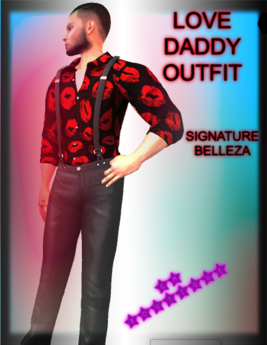 Second Life Marketplace - GM BOUTIQUE BOX LOVE DADDY OUTFIT