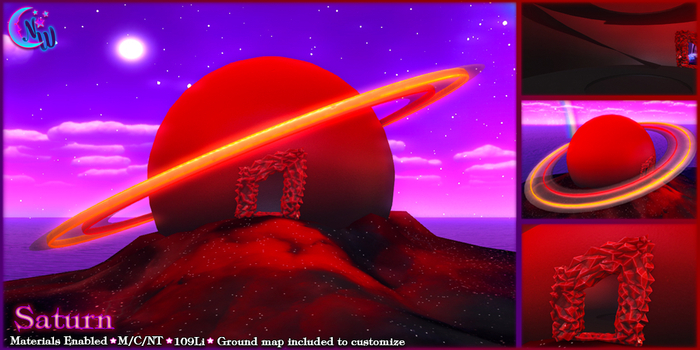 Second Life Marketplace - *NW* Saturn - Red