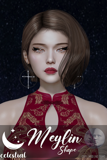 Second Life Marketplace - Celestial: Shape Meylin Genus Head - Baby ...