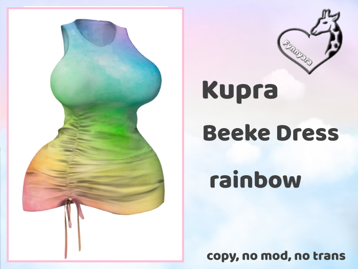 Second Life Marketplace - Kupra Dress Beeke rainbow