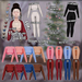 Second Life Marketplace - 09.Loki - Warm&Cozy GACHA - Black PomPom Earrings