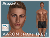 Second Life Marketplace - Sweet's Free! Shape for AARON by Altamura