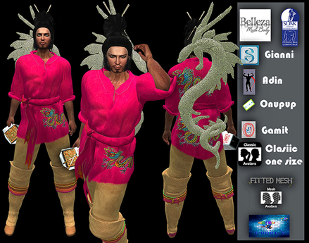 Second Life Marketplace - JAPANESE DRAGON-SLINK-GIANNI-JAKE-ADIN-ONUPUP ...