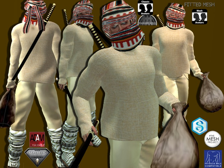 Second Life Marketplace - BEDUIN MALE-AESTHETIC-ADAM-GIANNI-TMP-SLINK ...