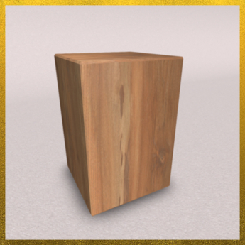 Second Life Marketplace - PROMO Holzblock (Wood Block) Side Table, 11 ...