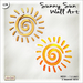 Second Life Marketplace - [V/W] Sunny Sun wall art - 3D mesh decor