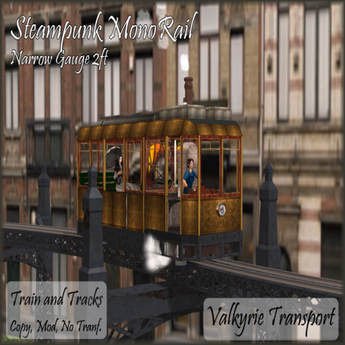 Second Life Marketplace - Steampunk Monorail