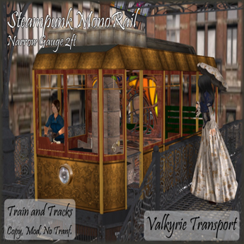 Second Life Marketplace - Steampunk Monorail