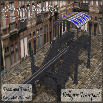 Second Life Marketplace - Steampunk Monorail