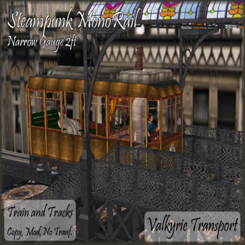 Second Life Marketplace - Steampunk Monorail