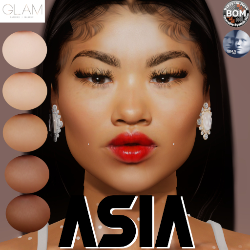 Second Life Marketplace - ***-Glam- Asia Skin (FATPACK)***
