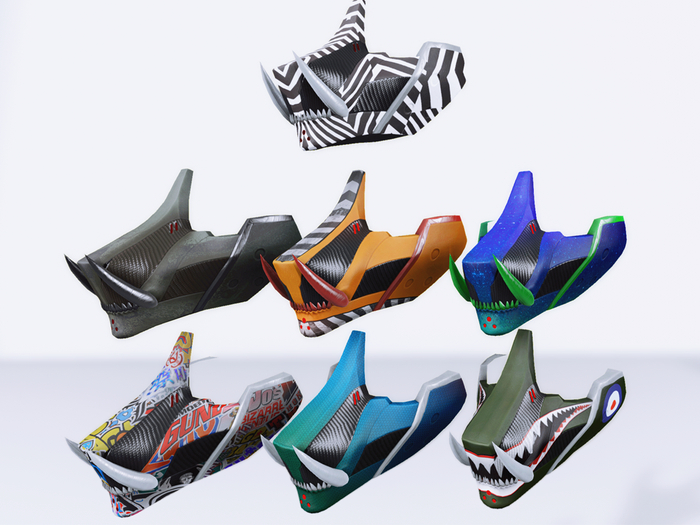 Second Life Marketplace - PsiCorp Wolf Tech Mask Textures