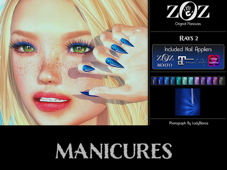Second Life Marketplace - {ZOZ} Rays / 2 Fat Pack (wear)