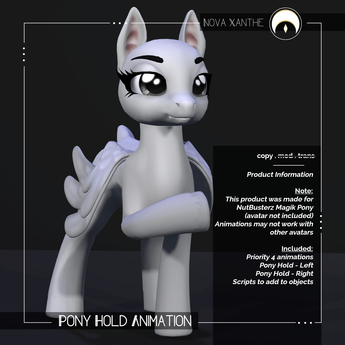 Second Life Marketplace - . NX . Pony Hold Animation