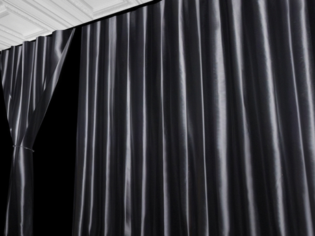 Second Life Marketplace - 4 Vintage Mesh Curtains - 115 Black