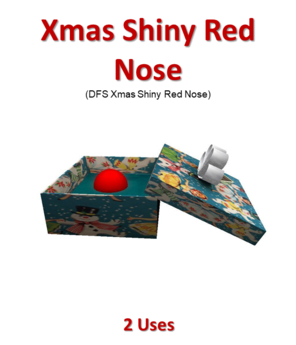 Second Life Marketplace - DFS Xmas Shiny Red Nose (Texture)