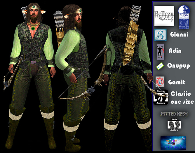 Second Life Marketplace - FOREST ELF-GIANNI-SLINK-BELLEZA JAKE-ADIN ...