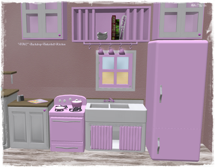 Second Life Marketplace - ~TMC~ Backdrop Tinkerbell Kitchen