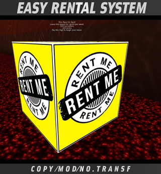 Second Life Marketplace - Easy Box Rental System