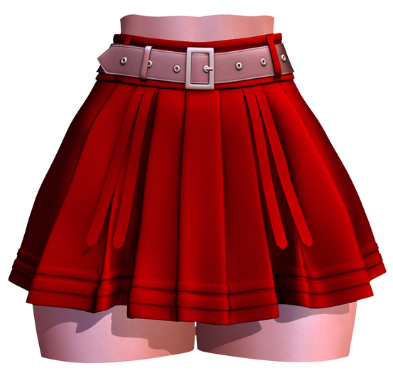 Second Life Marketplace - Limited Addiction - Eliza Skirt Red