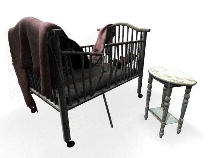 Second Life Marketplace - 17 -DRD- MM1 - Childs Crib Set