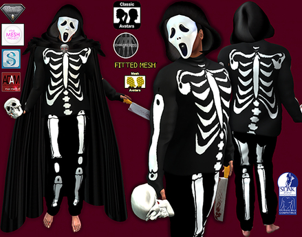 Second Life Marketplace - SCREAM OUTFIT-AESTHETIC-SLINK-TMP-ADAM-GIANNI ...