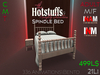 Second Life Marketplace - ~Hotstuffs~ Spindle Bed with bento & INM/INAM