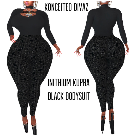 Second Life Marketplace - {KONCEITED DIVAZ}BLACK . KUPRA BODYSUIT
