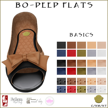 Second Life Marketplace - BM Bo-Peep Flats SS21 HUD